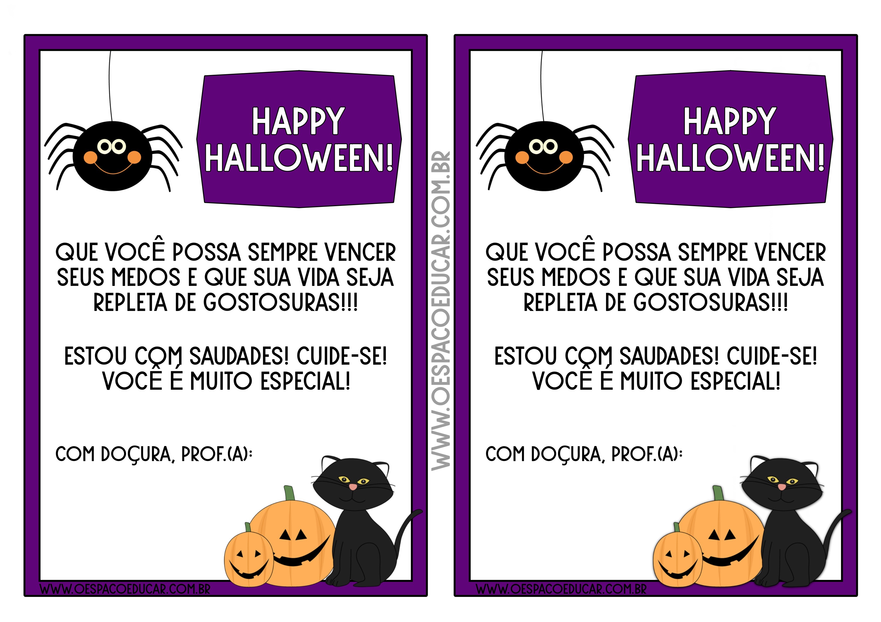 Mensagem Do Dia Das Bruxas - FDPLEARN