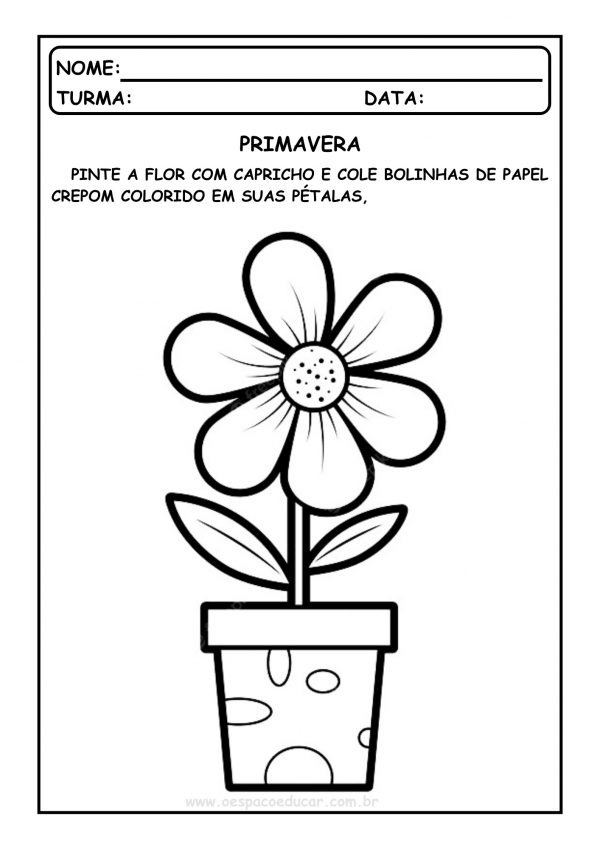 Educação Infantil: atividades para a Primavera! - Blog Espaço Educar