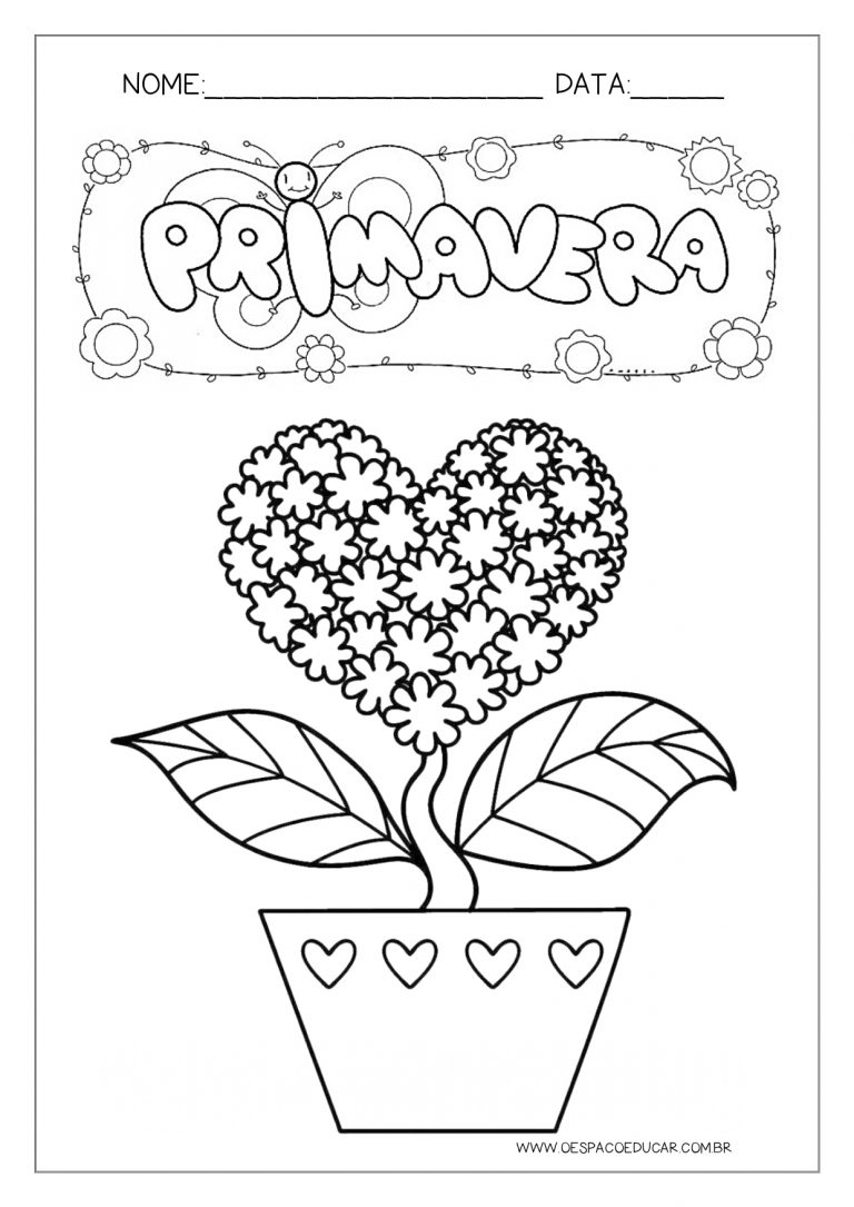 Atividades de Primavera para Educação Infantil! - Blog Espaço Educar