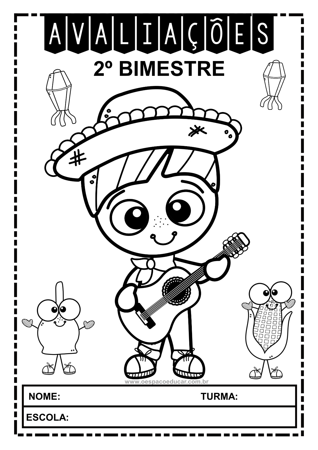 Capas juninas 2° Bimestre! - Blog Espaço Educar