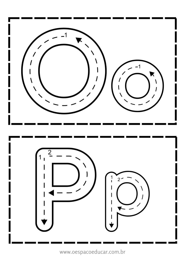 Cards traçados das letras! - Blog Espaço Educar