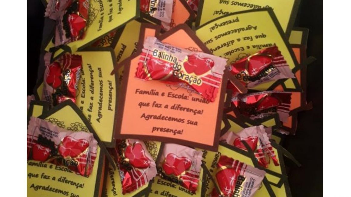 Cartão bala coração para reunião de pais! - Blog Espaço Educar