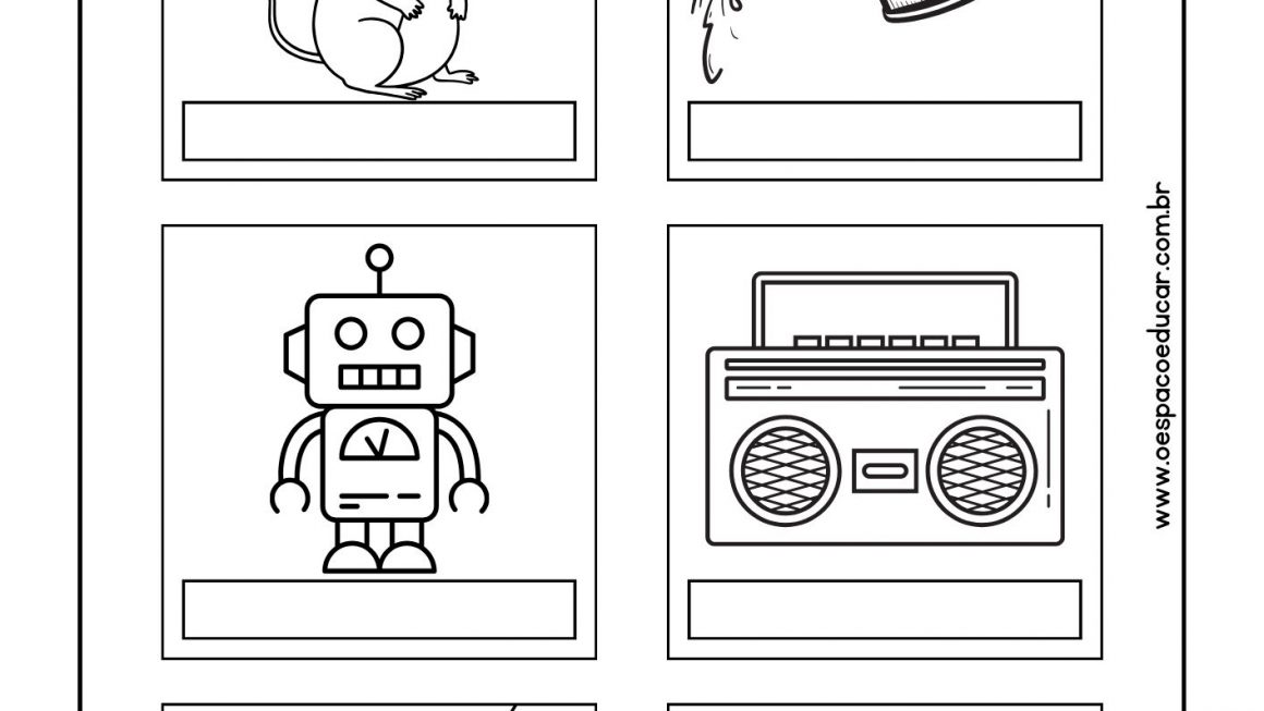 Ditado ilustrado: Letra R - Blog Espaço Educar